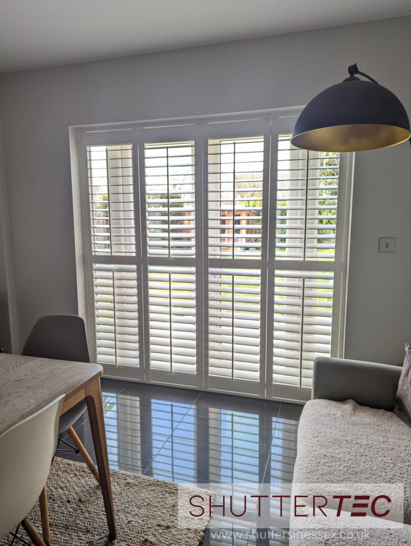 Tracked Shutters - The Solution for Wide Doors | Shuttertec
