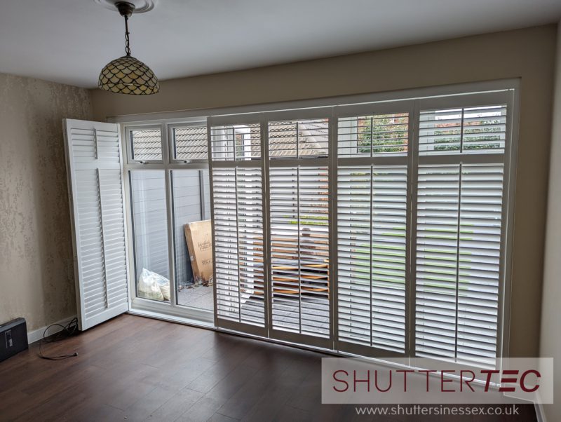 Tracked Shutters - The Solution for Wide Doors | Shuttertec